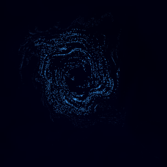 Bioluminescent Fluid Simulation